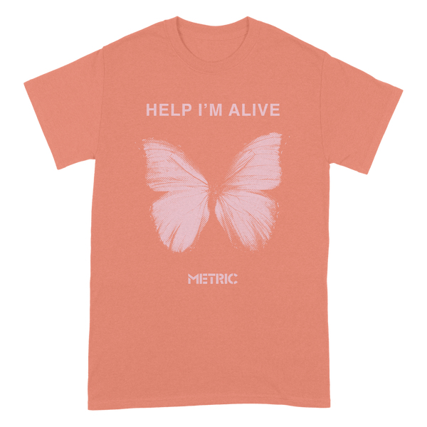 Help I'm Alive Butterfly T-Shirt - Limited Edition - Metric Online Store