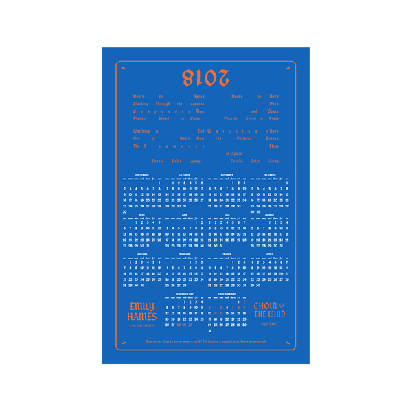 Metric Calendar Poster - Metric Online Store